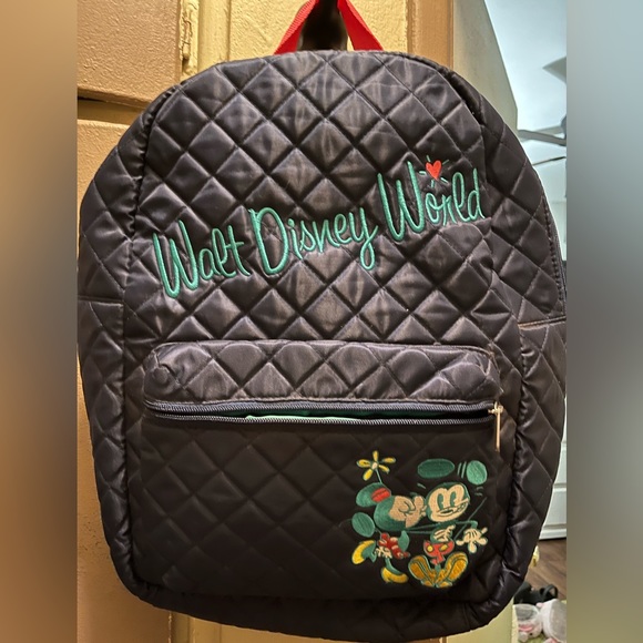 Disney | Bags | Walt Disney World Quilted Backpack | Poshmark